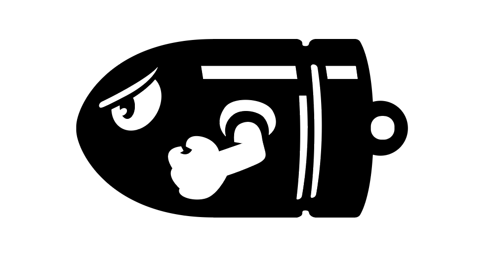 Bullet Bill Keychain by bas | Download free STL model | Printables.com