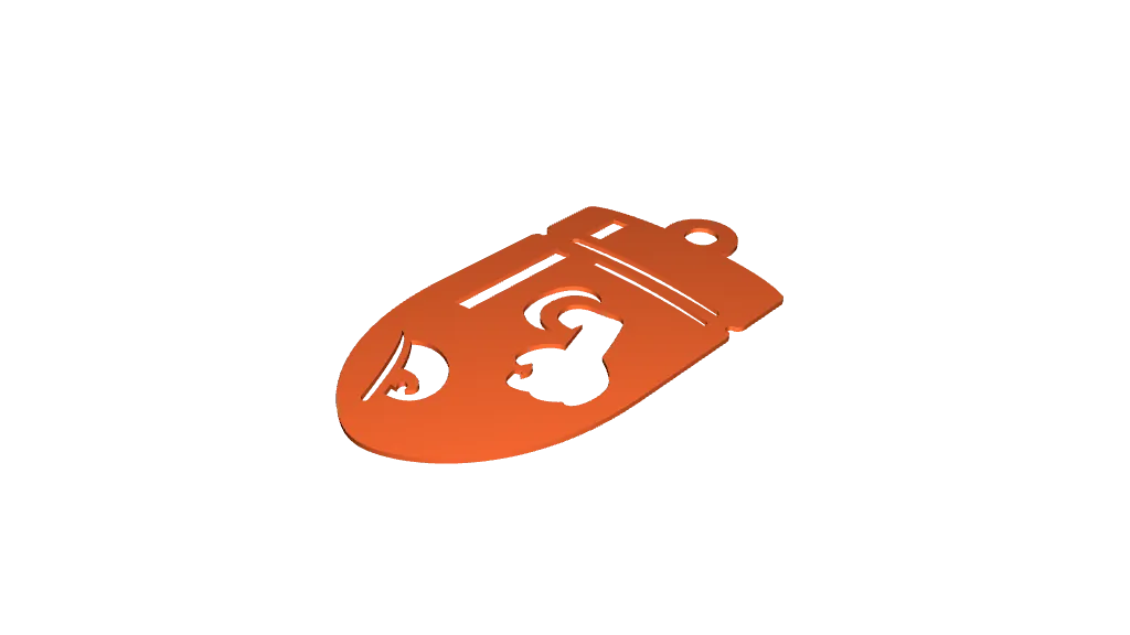 Bullet Bill Keychain by bas | Download free STL model | Printables.com
