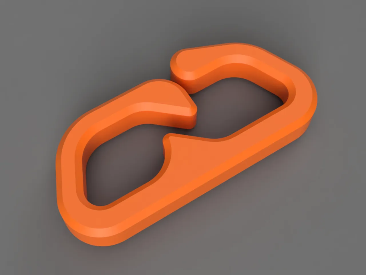 Mitten hook mini-biner by SaddamCZ | Download free STL model ...