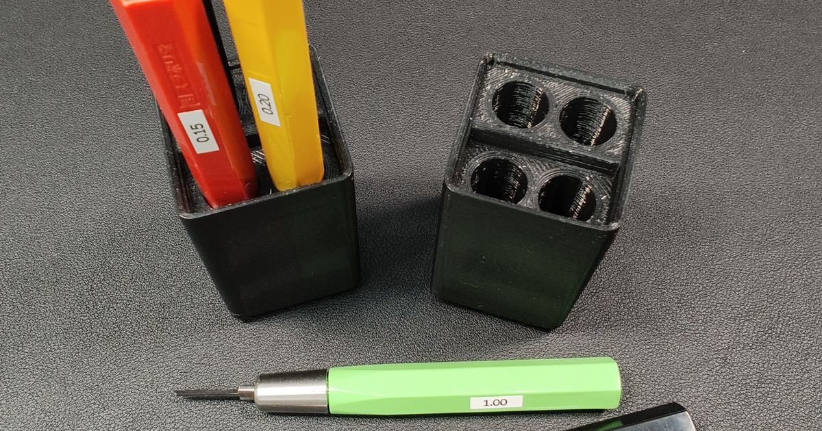 Gridfinity Holder for Scribing Chisels by GunplaMark | Download free ...