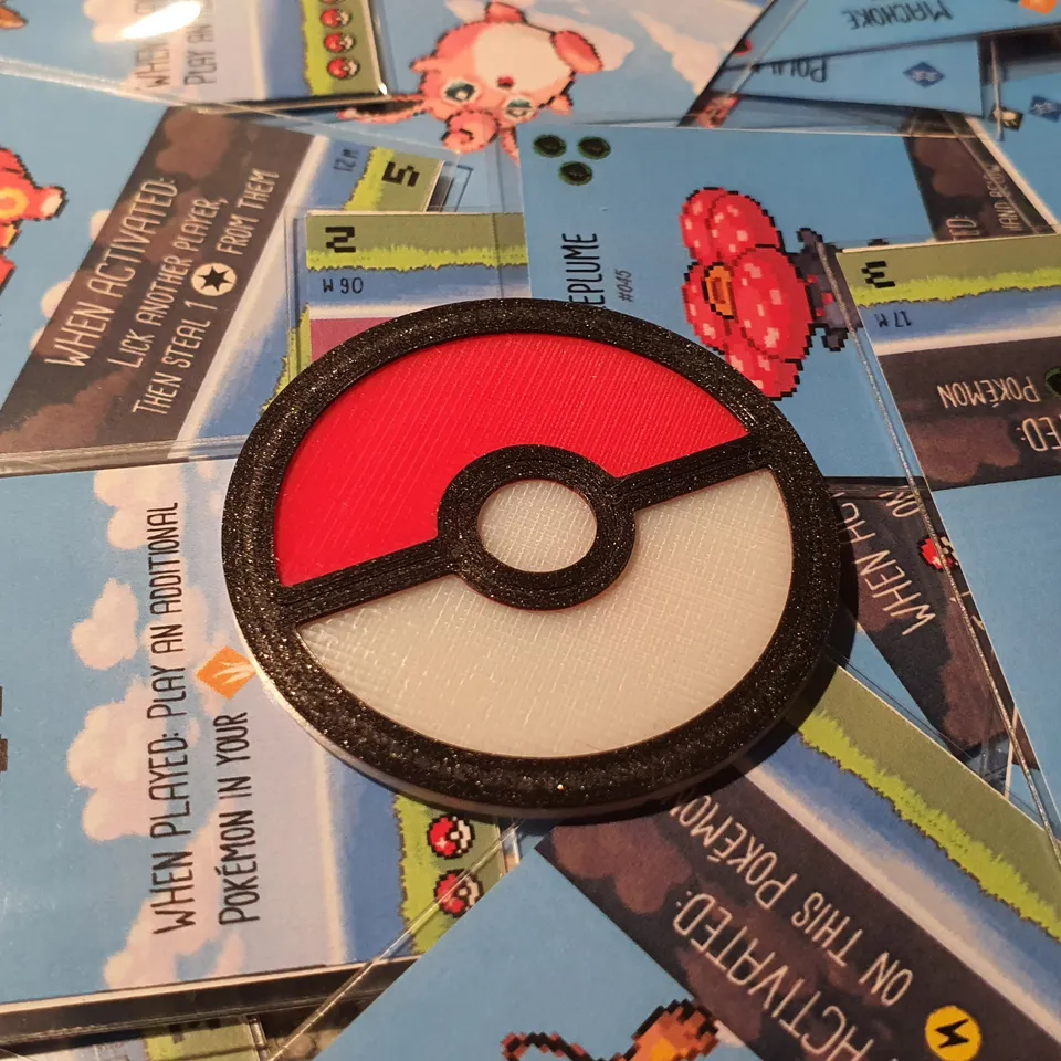 Pokéball Token by Printaghoras | Download free STL model | Printables.com