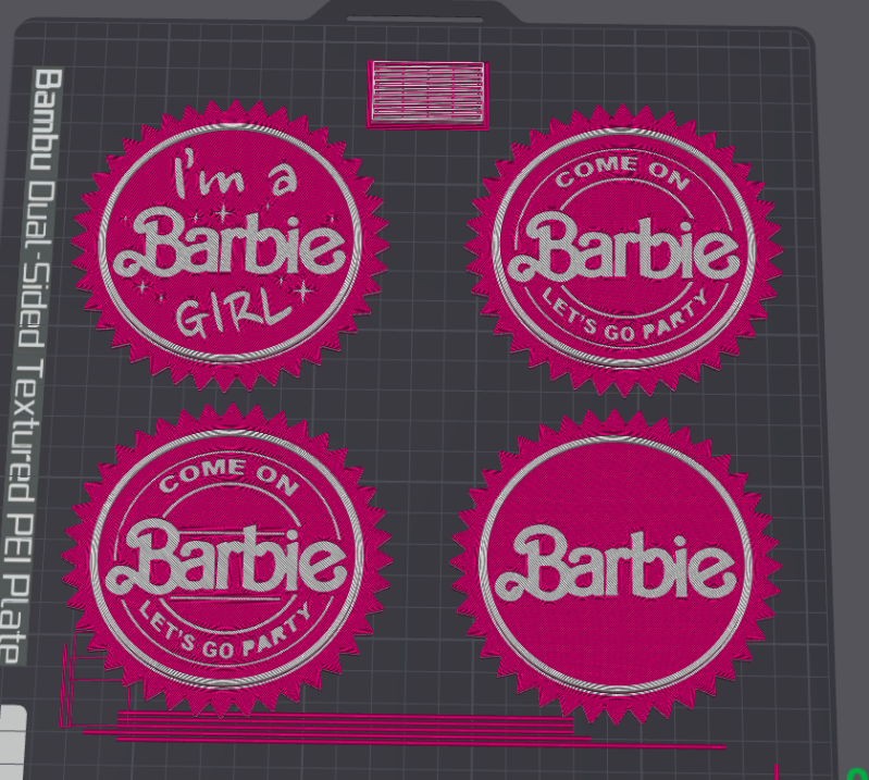 Barbie Dream Coasters by K2_Kevin | Download free STL model ...