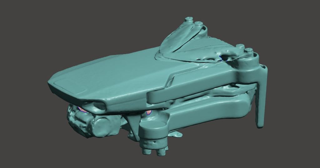 DJI Mini 2 folded reference 3D Model by Hybridkunst | Download free STL ...