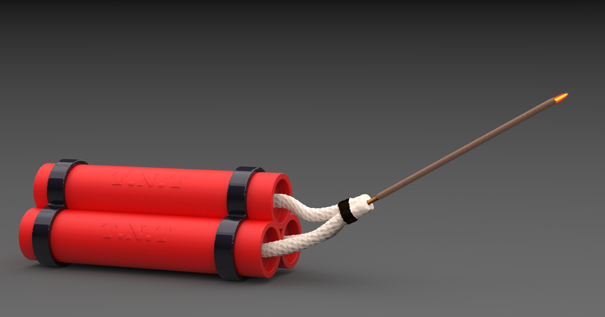 Dynamite Incense Holder por Chris Raider Designs | Descargar modelo STL ...