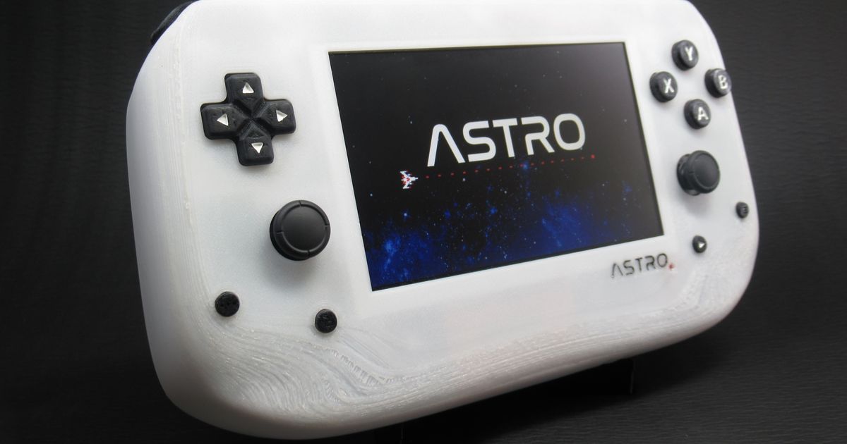 Astro: Jetson Nano Game Handheld by RMeuth | Download free STL model ...