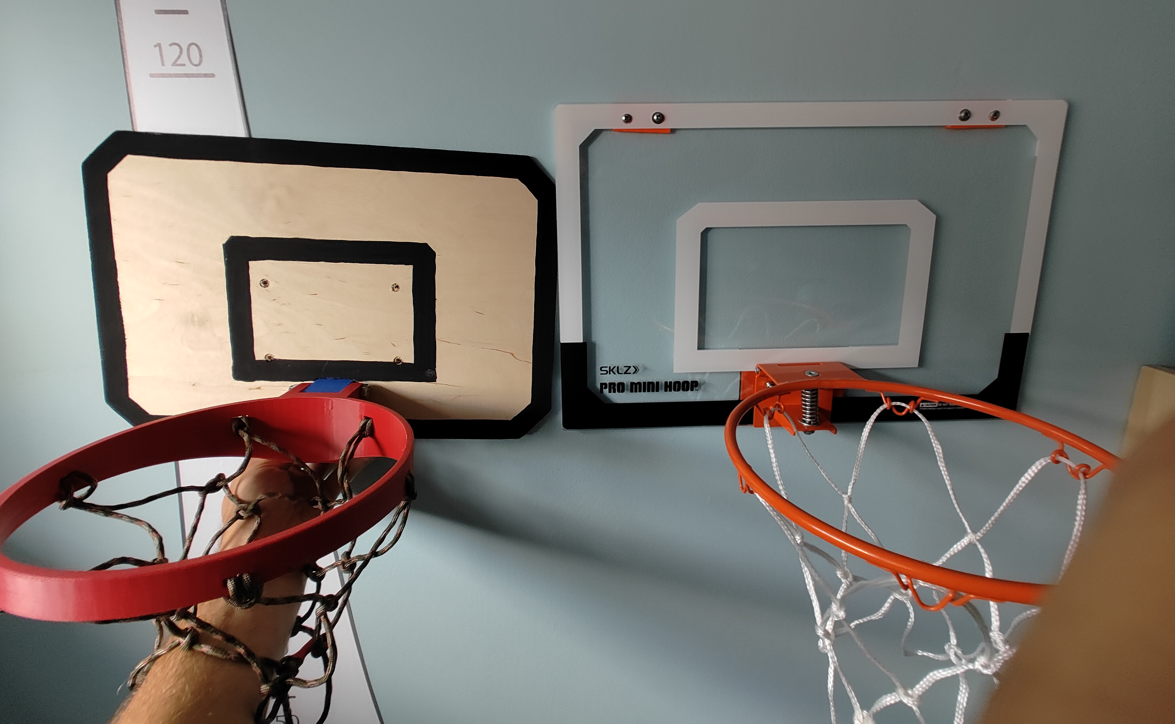 Basketball basket for kids - small, foldable, portable by diyit ...
