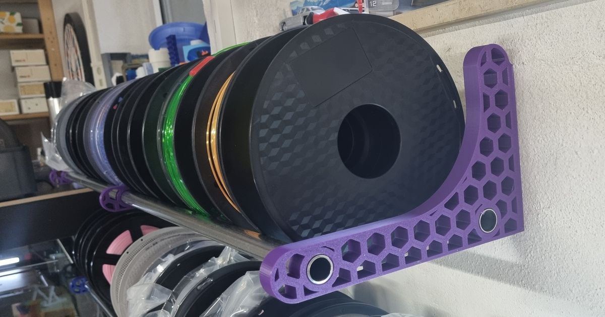 Filament Spool Rack von paan | Kostenloses STL-Modell herunterladen ...