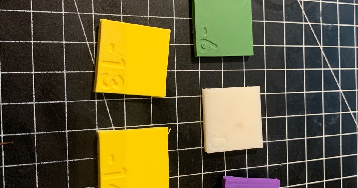 Flow Calibration squares by Verdeel | Download free STL model ...