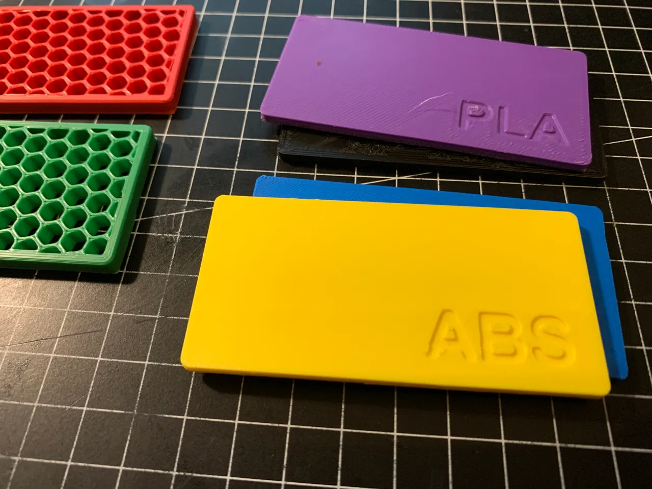 Filament sample rectangles by Verdeel | Download free STL model ...