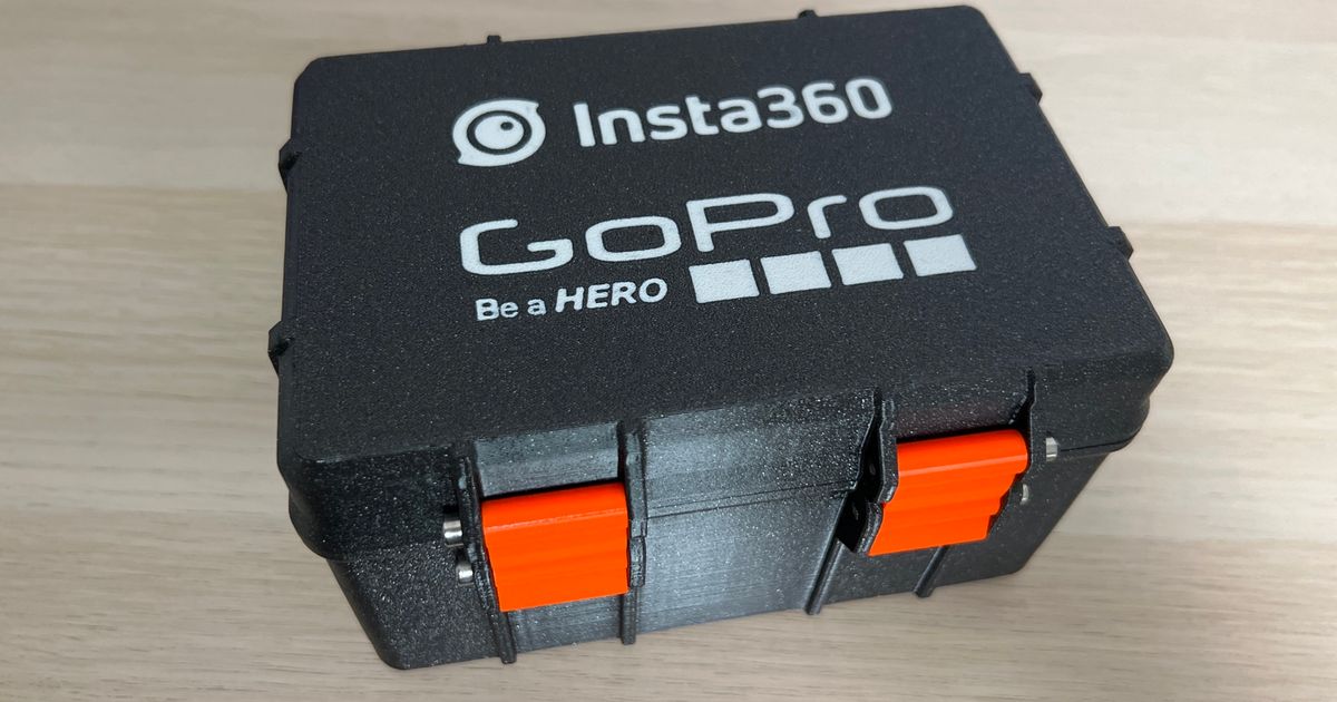 Rugged Box for Insta360 One R & GoPro Hero 5 Session by CharliePapa ...