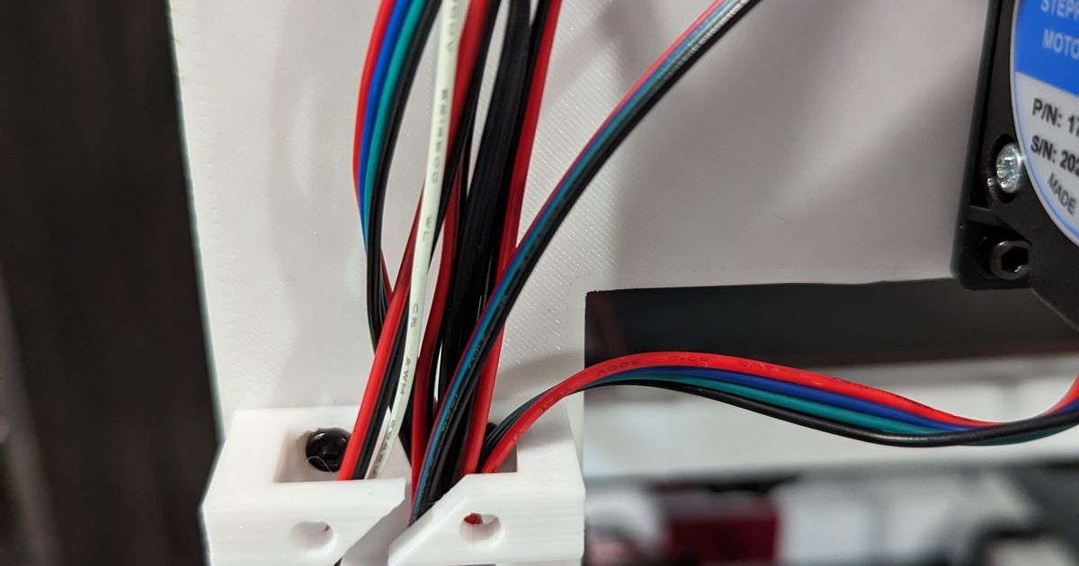 Split cable guide / organizer for THE 100 v1.1 by Brent | Download free ...