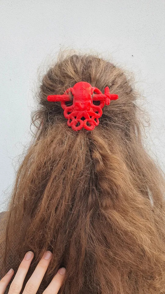 Octopus Hair Pin by Yburan | Download free STL model | Printables.com