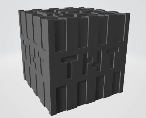 Minecraft TNT by FKD | Download free STL model | Printables.com