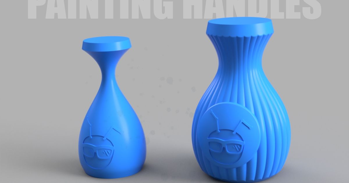 Painting Handles by Bugman_140 | Download free STL model | Printables.com