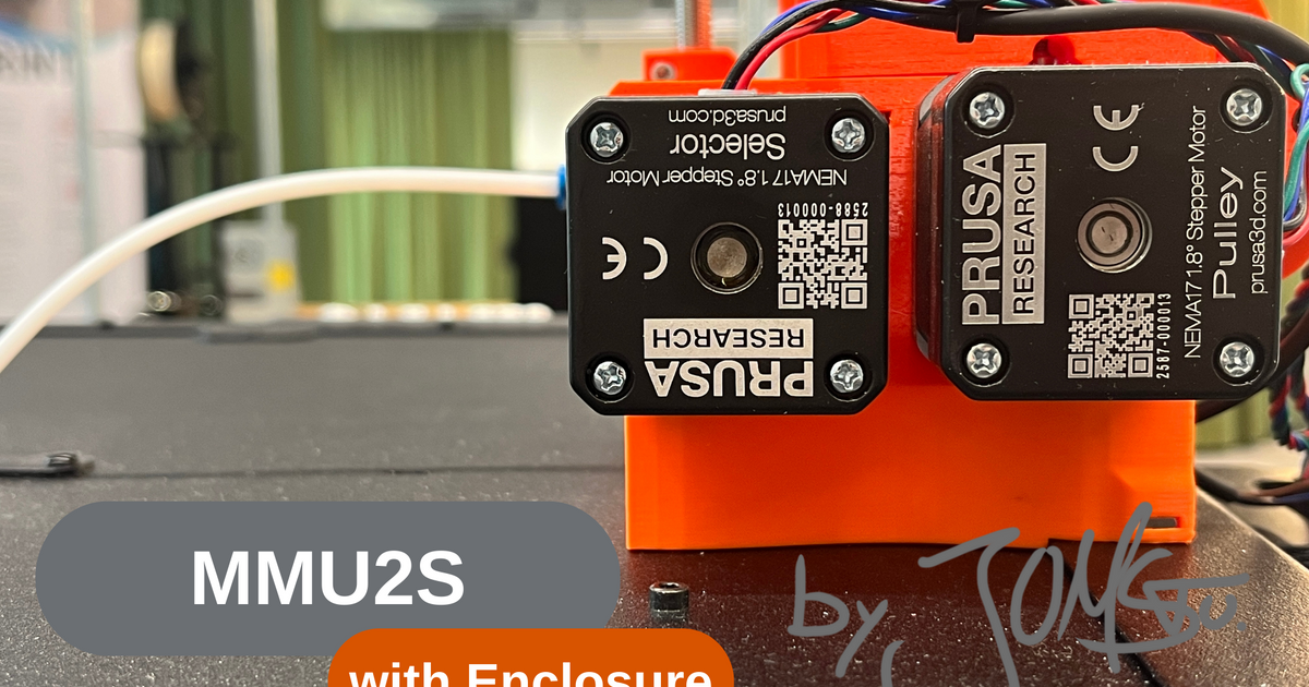 Prusa MMU2S with Original Prusa Enclosure by Jomstu | Download free STL ...