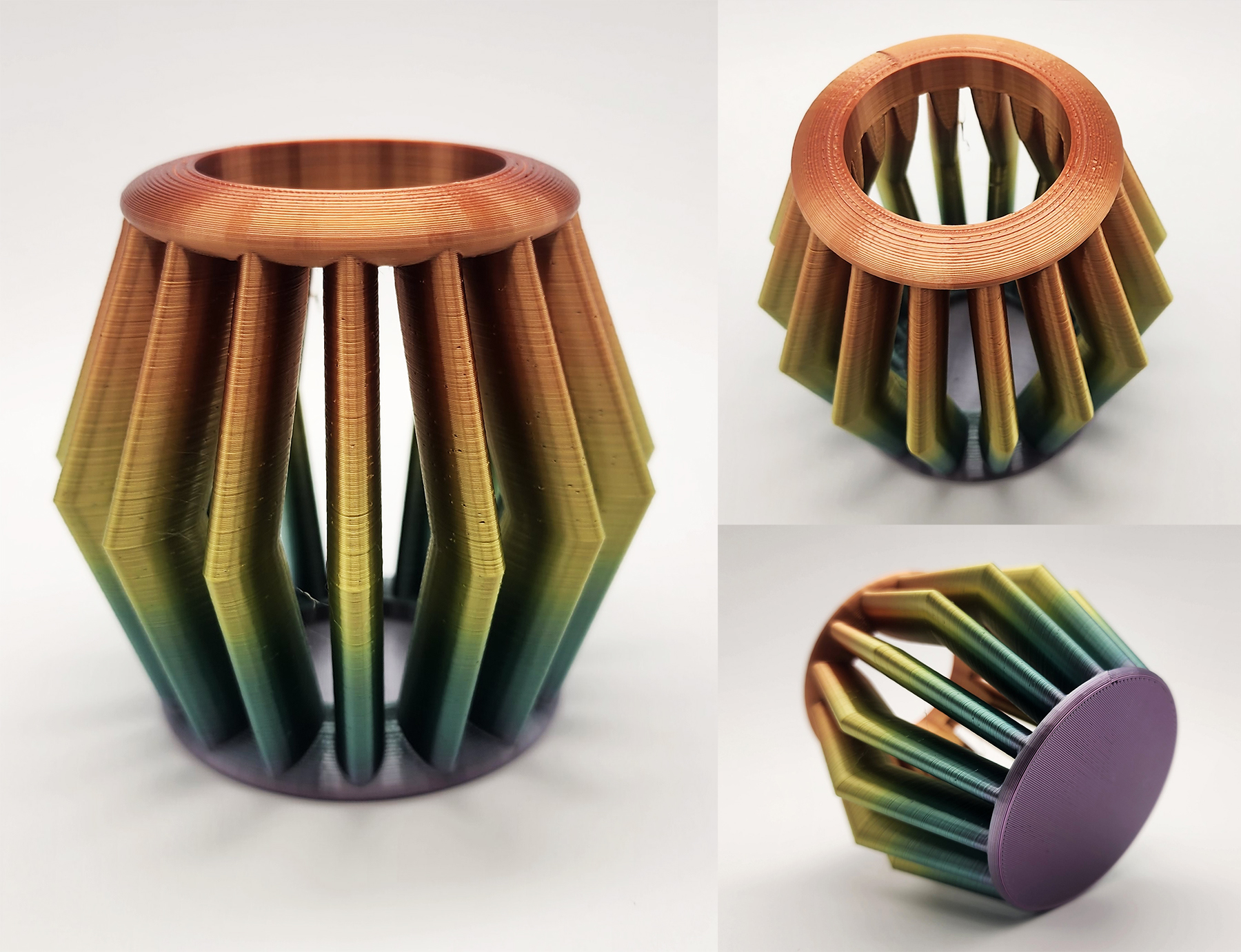 Crooked Cage Pen Cup by Triple G Workshop | Download free STL model | Printables.com