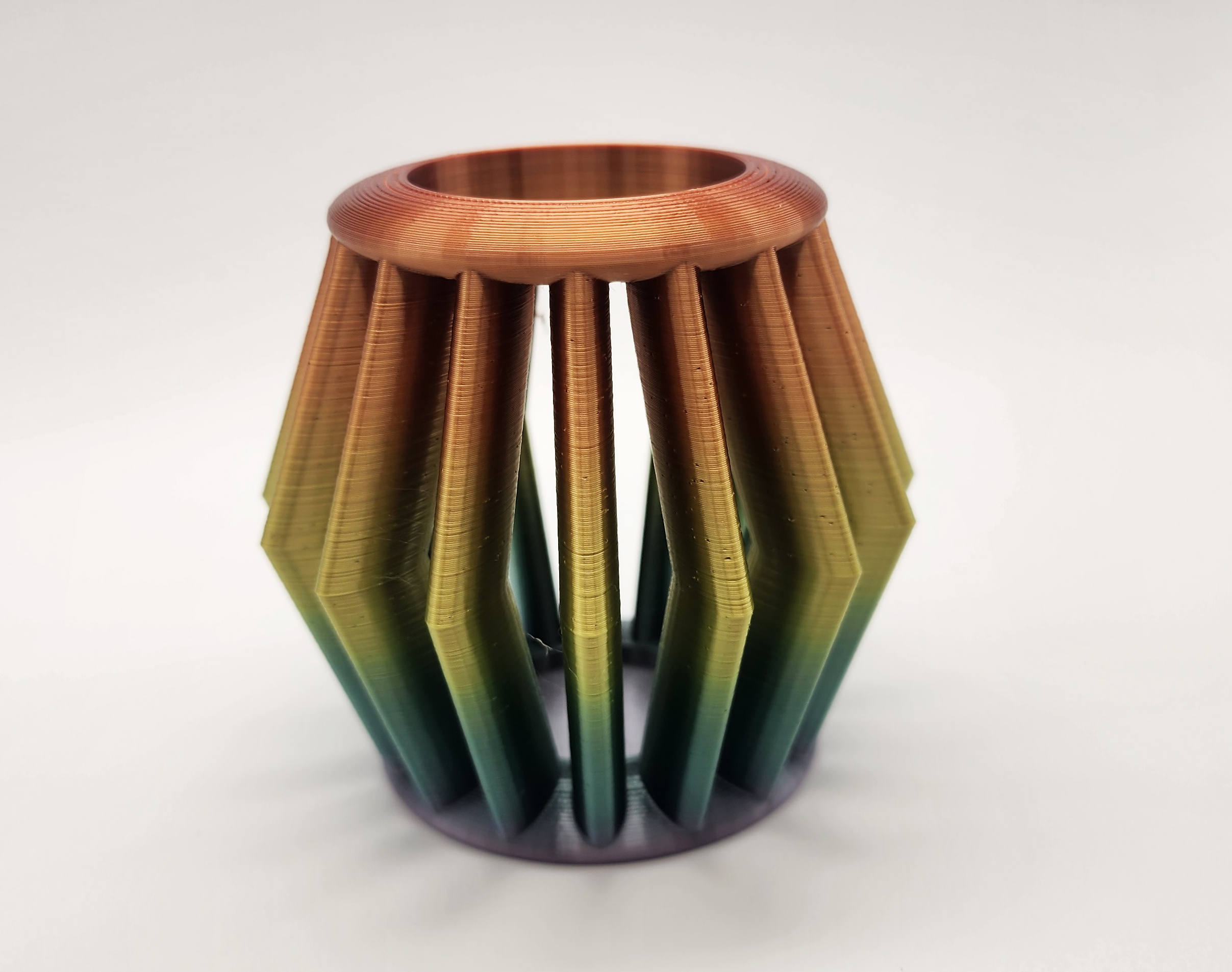 Crooked Cage Pen Cup by Triple G Workshop | Download free STL model ...