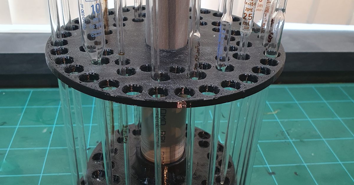 volume pipette rotating stand by tim2002 | Download free STL model ...