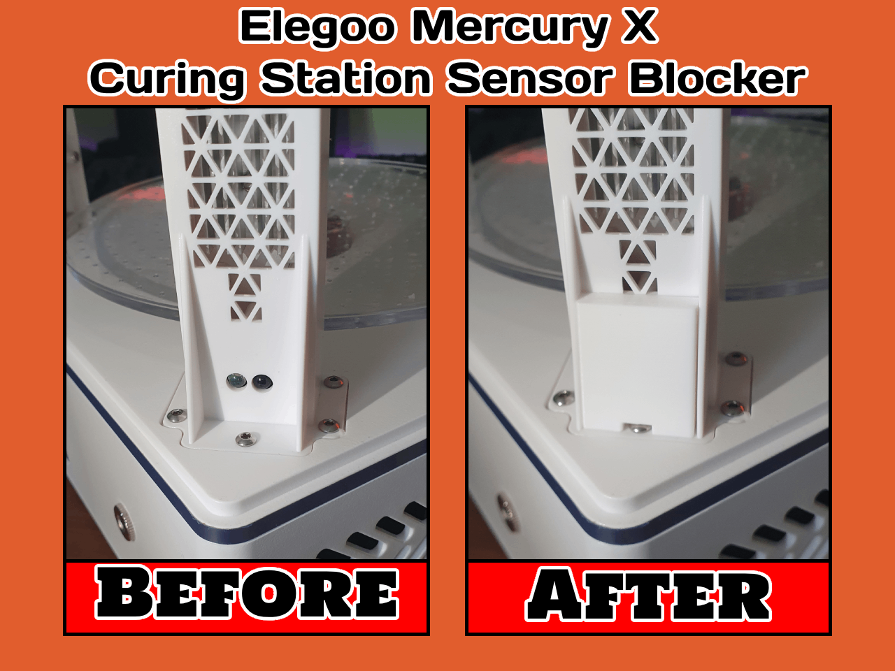 Elegoo Mercury X Curing Station Sensor Blocker by Leon_H | Download ...