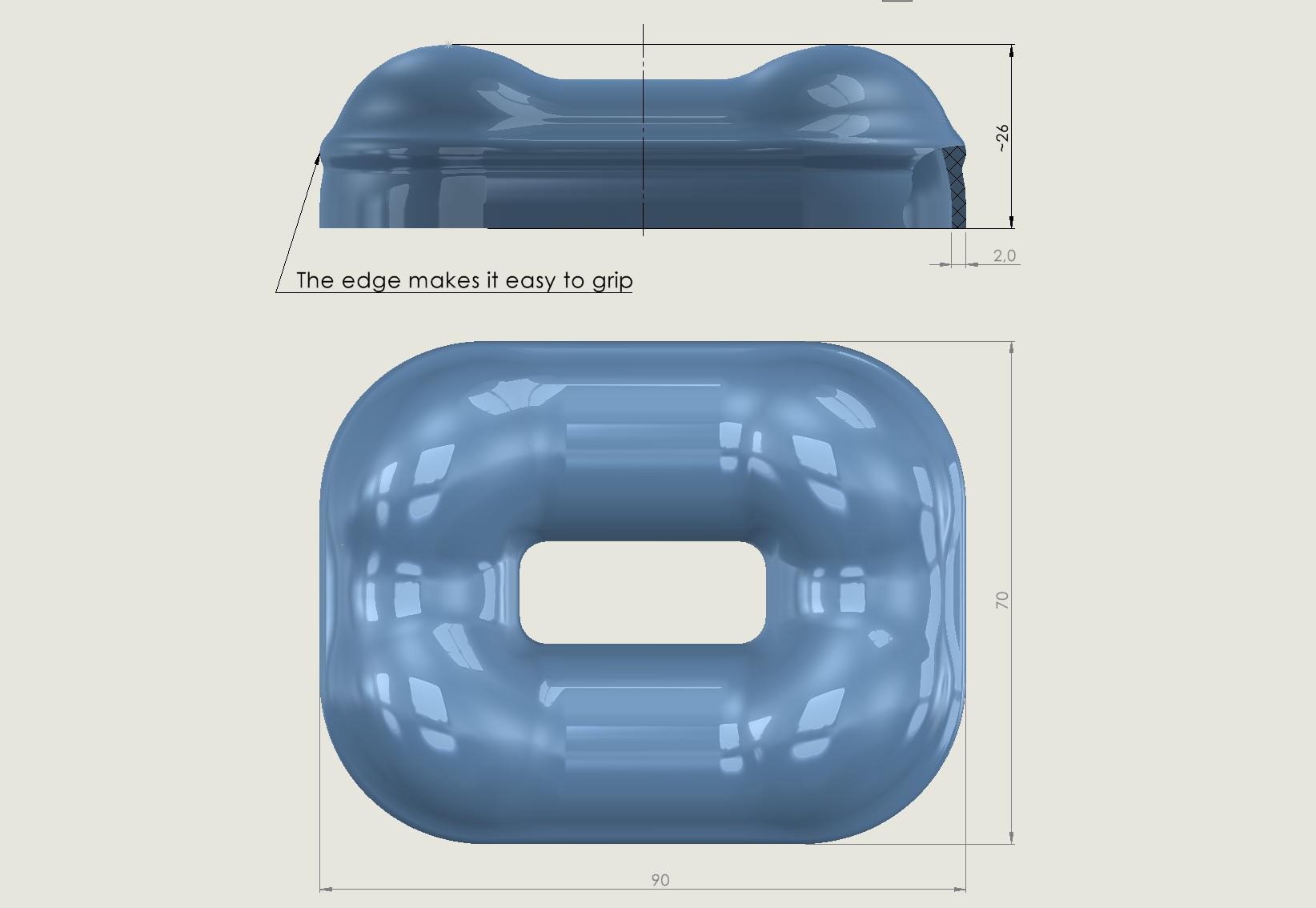 Cheerful rectangular sand mold by dmc | Download free STL model ...