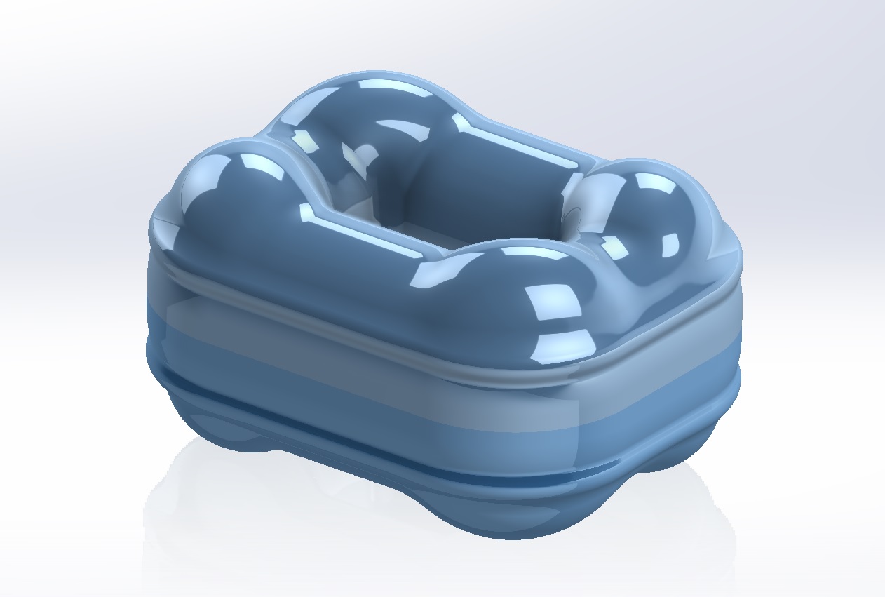 Cheerful rectangular sand mold by dmc | Download free STL model ...