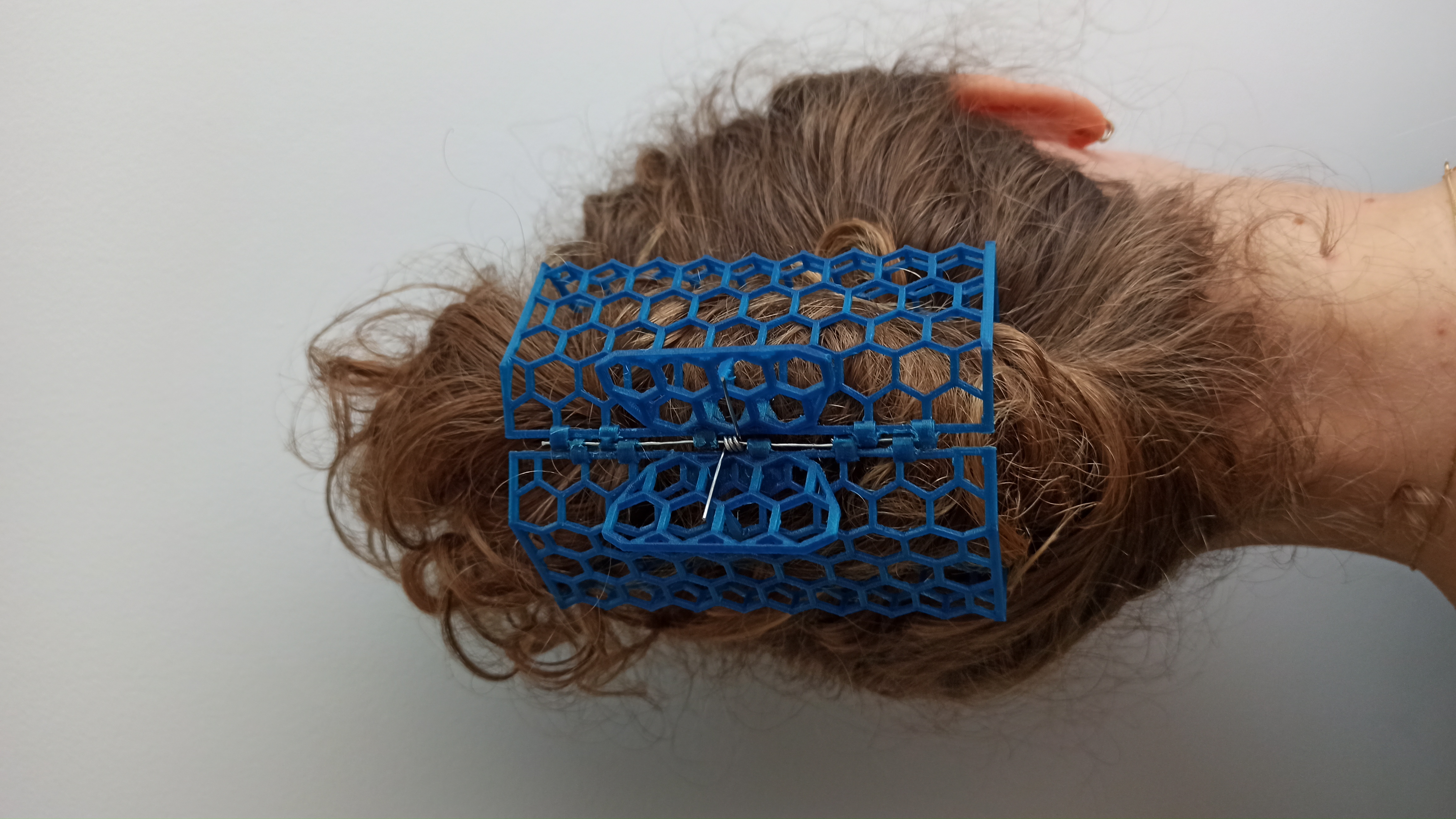 Hexagonal hair clip by David | Download free STL model | Printables.com