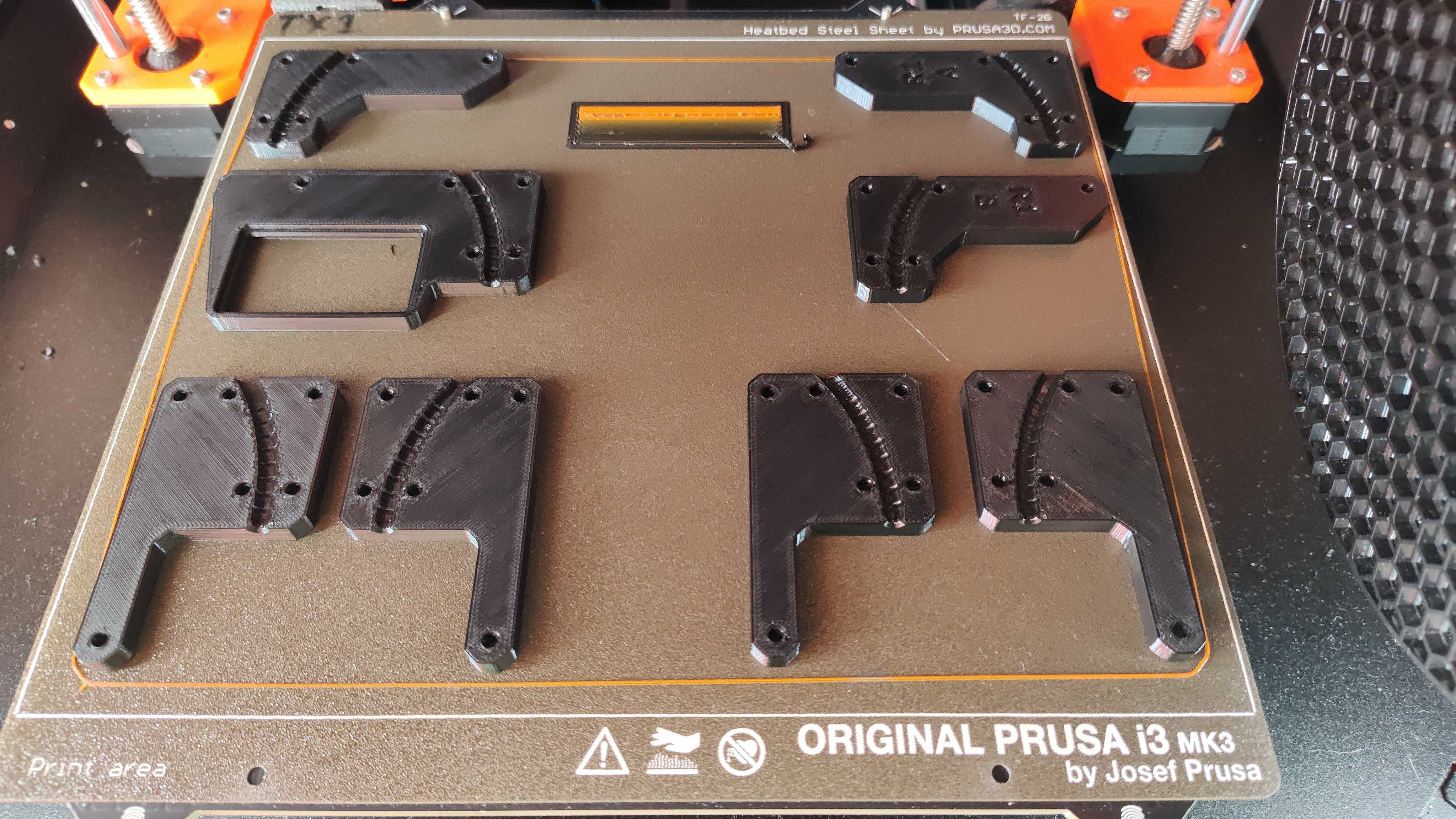 Prusa Enclosure Filament Guides for MMU by bear454 | Download free STL ...