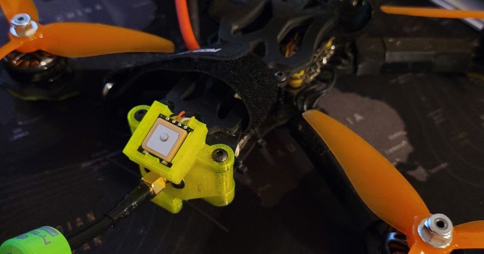 M10 GPS mount for Apex HD frame by HitLuca | Download free STL model ...