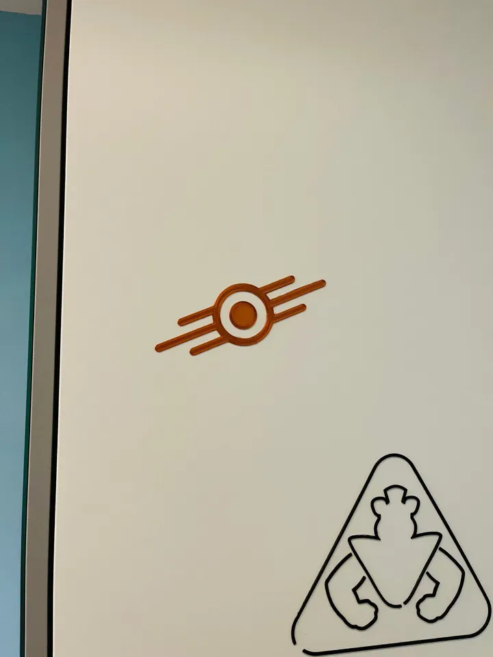Vault Tec logo by PRINTER JAM | Download free STL model | Printables.com