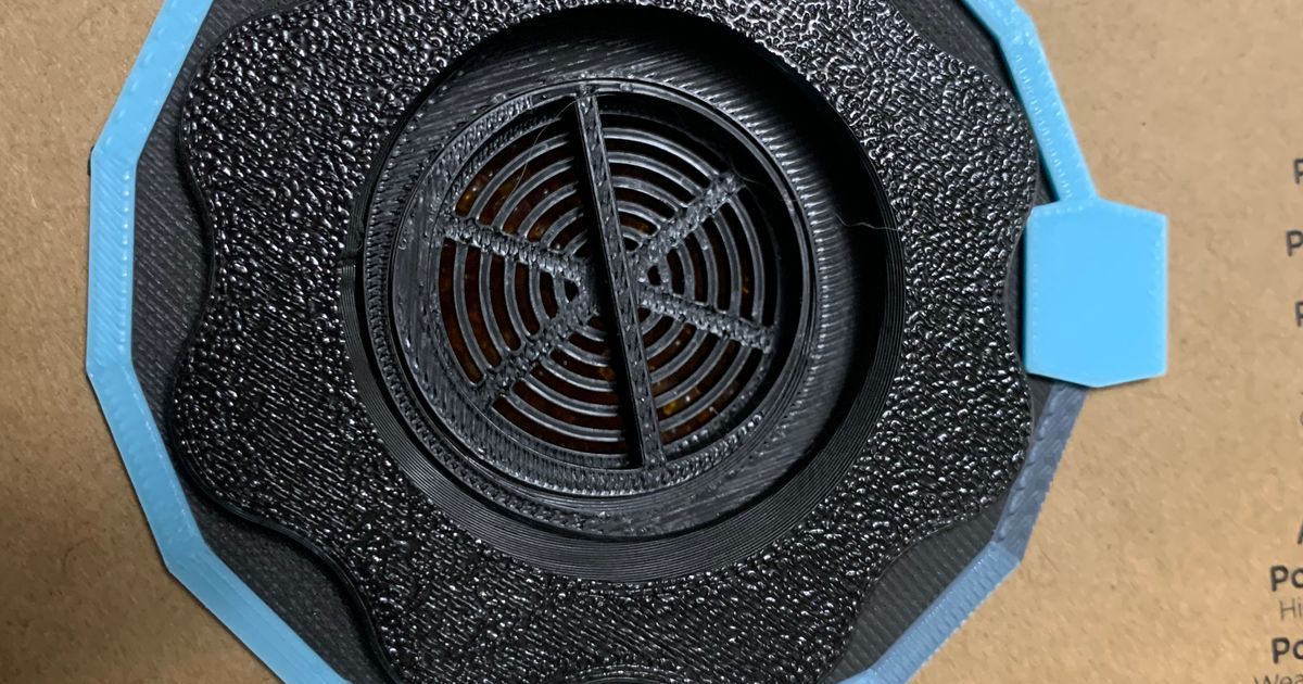 Round HueForge Filament Swatch by parksddd | Download free STL model ...