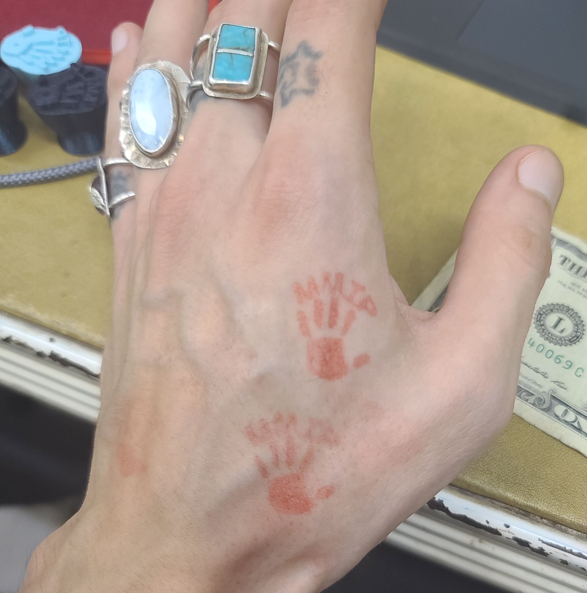 MMIP / MMIW Handprint Stamp with Lettering by Nbiish | Download free ...