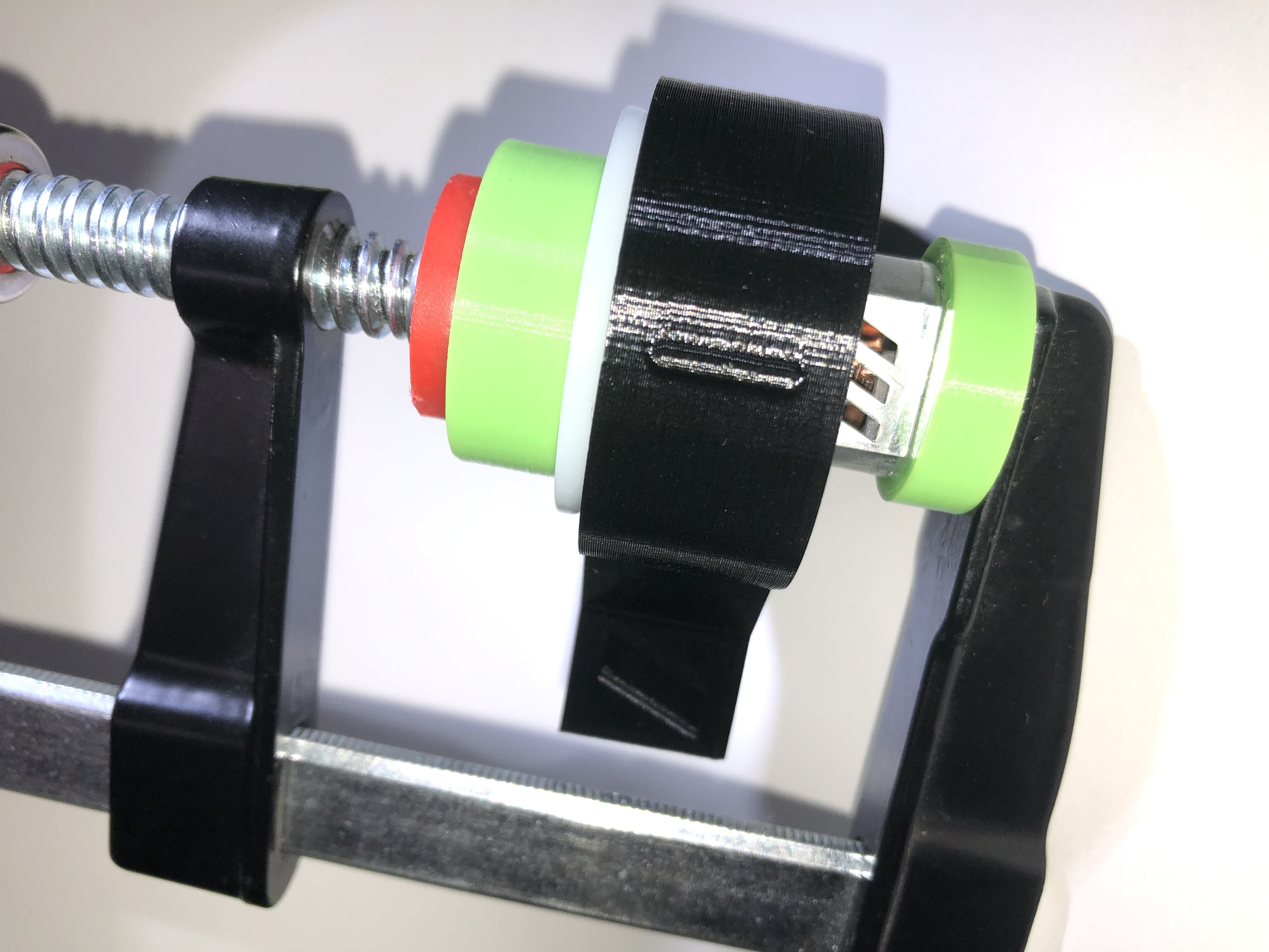 Nerf foam blaster flywheel press by kellysparky | Download free STL ...