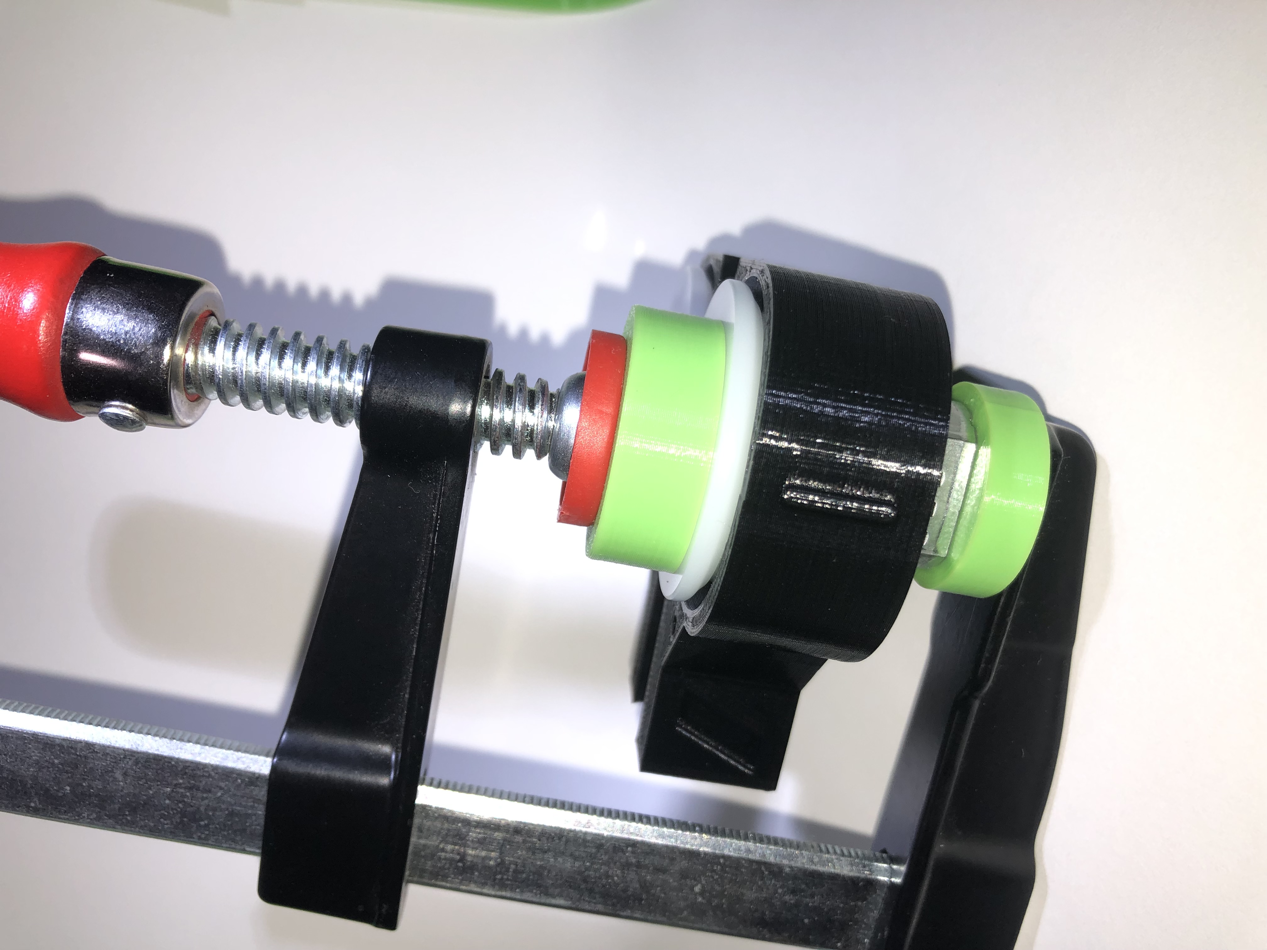 Nerf foam blaster flywheel press by kellysparky | Download free STL ...