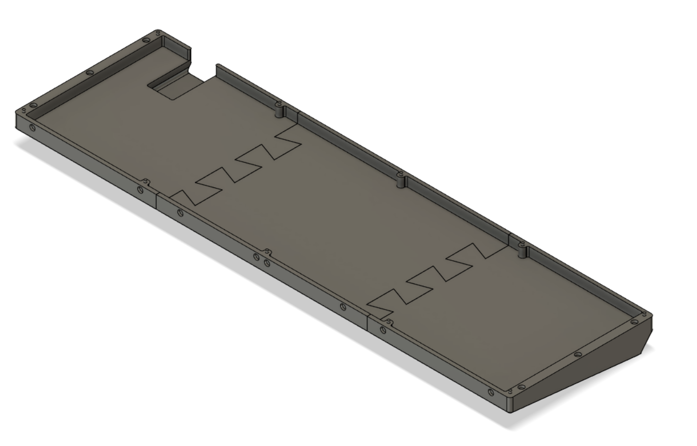 Southpaw75 3DP Keyboard Case by WingWong | Download free STL model ...