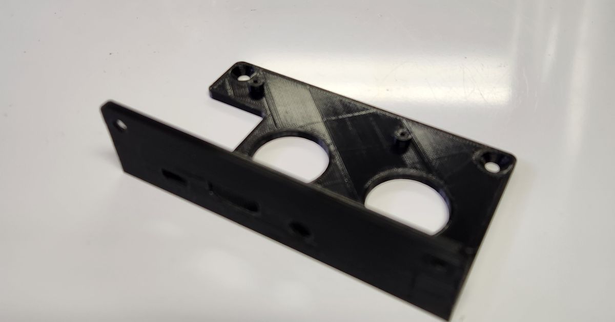 Raspberry Pi 3B Back Panel Mount by Kal318 | Download free STL model ...