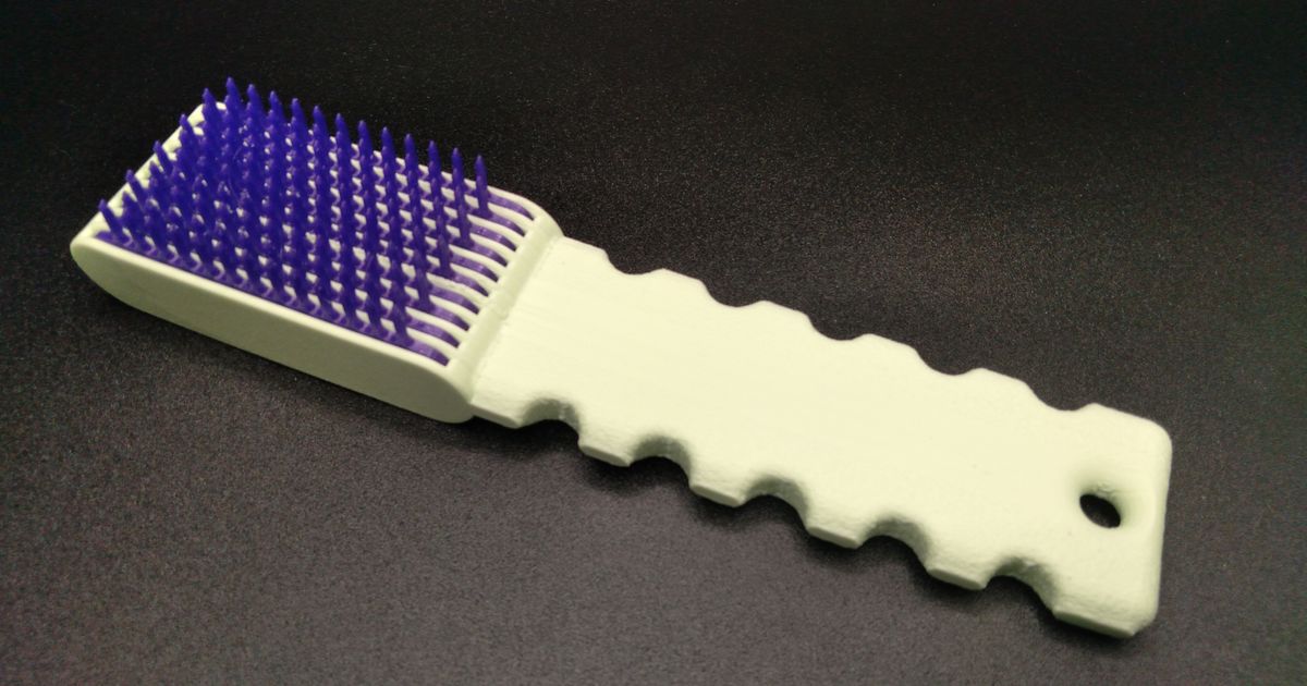 mozBRUSH: Flexible Bristle Hairbrush for Humans or Animals by mozWORLD ...