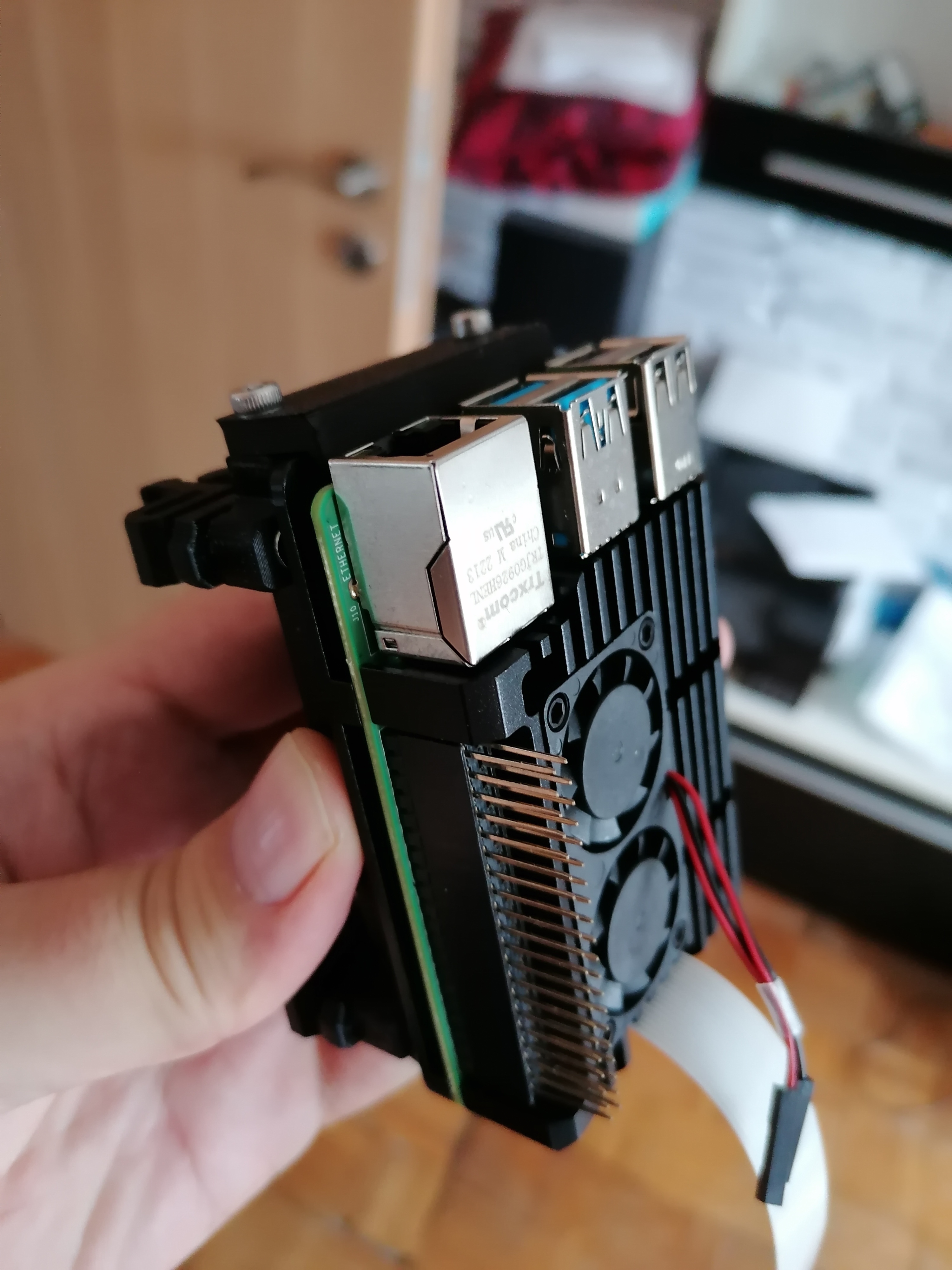 RB Pi mount DIN by Petr Bílek | Download free STL model | Printables.com