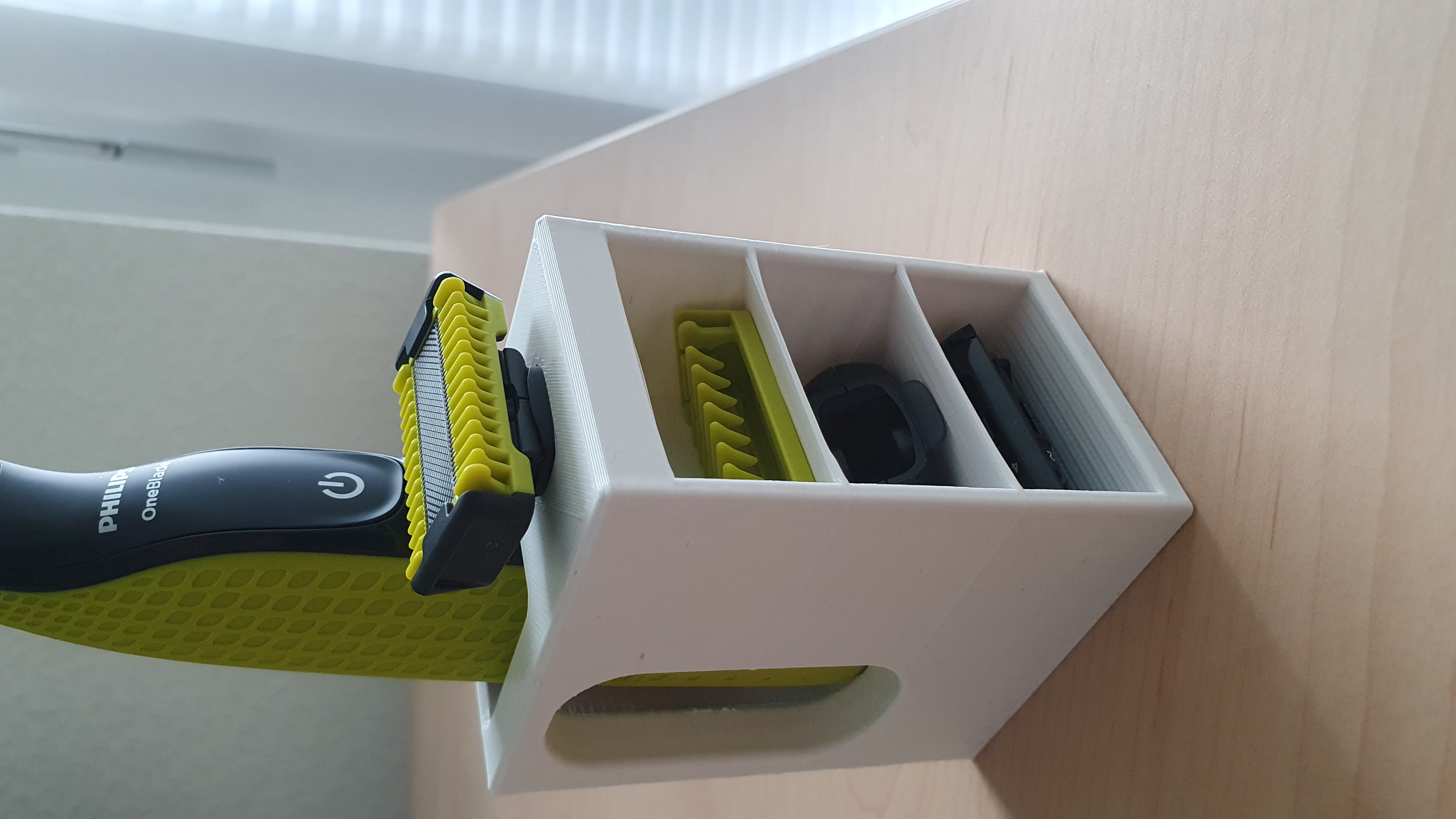 Philips OneBlade stand with storage by Pa Ma | Download free STL model ...