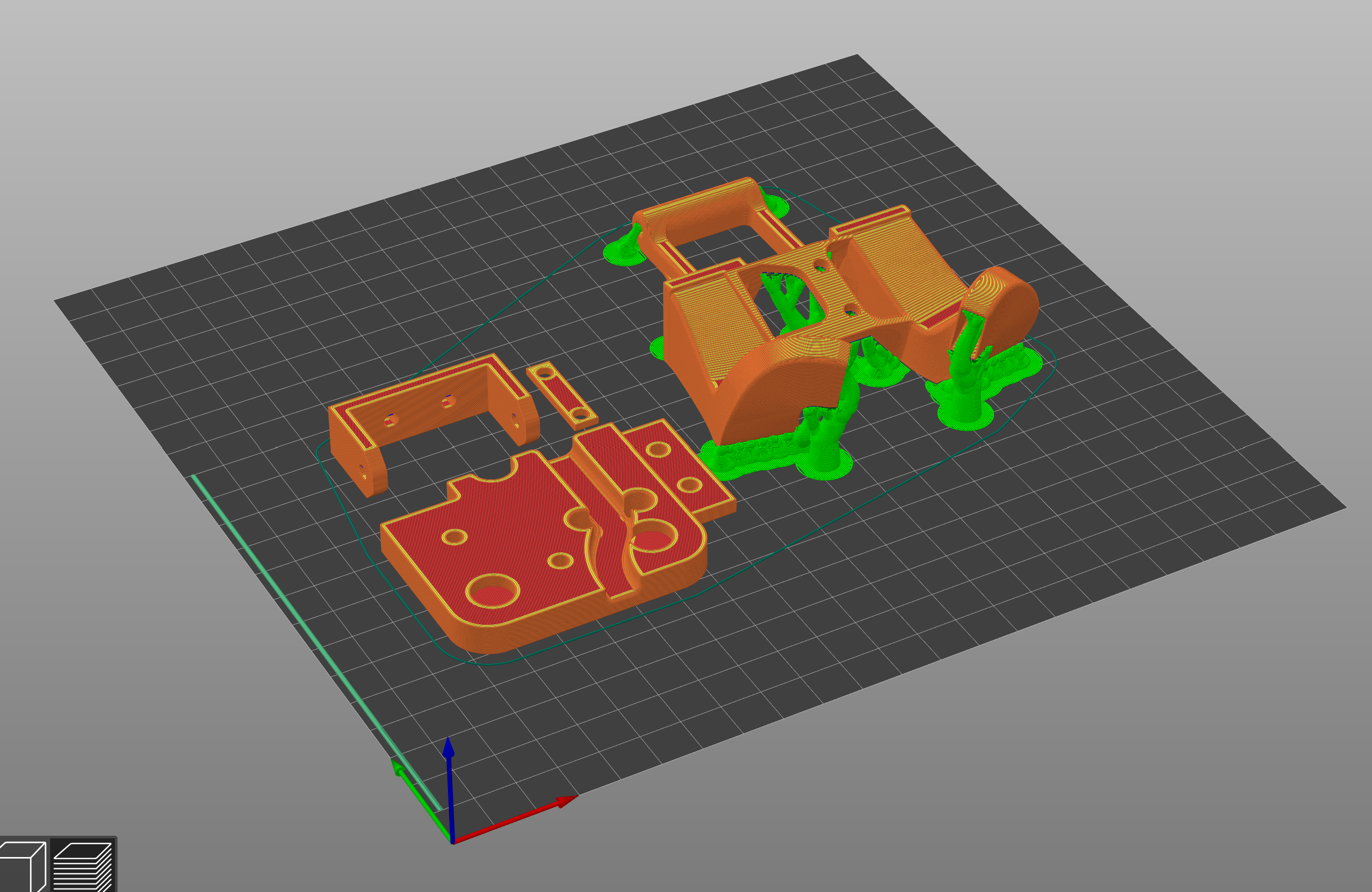 BIQU H2 V2S Compact Mount for Ender 3 Pro and MicroProbe v2 or BL Touch ...