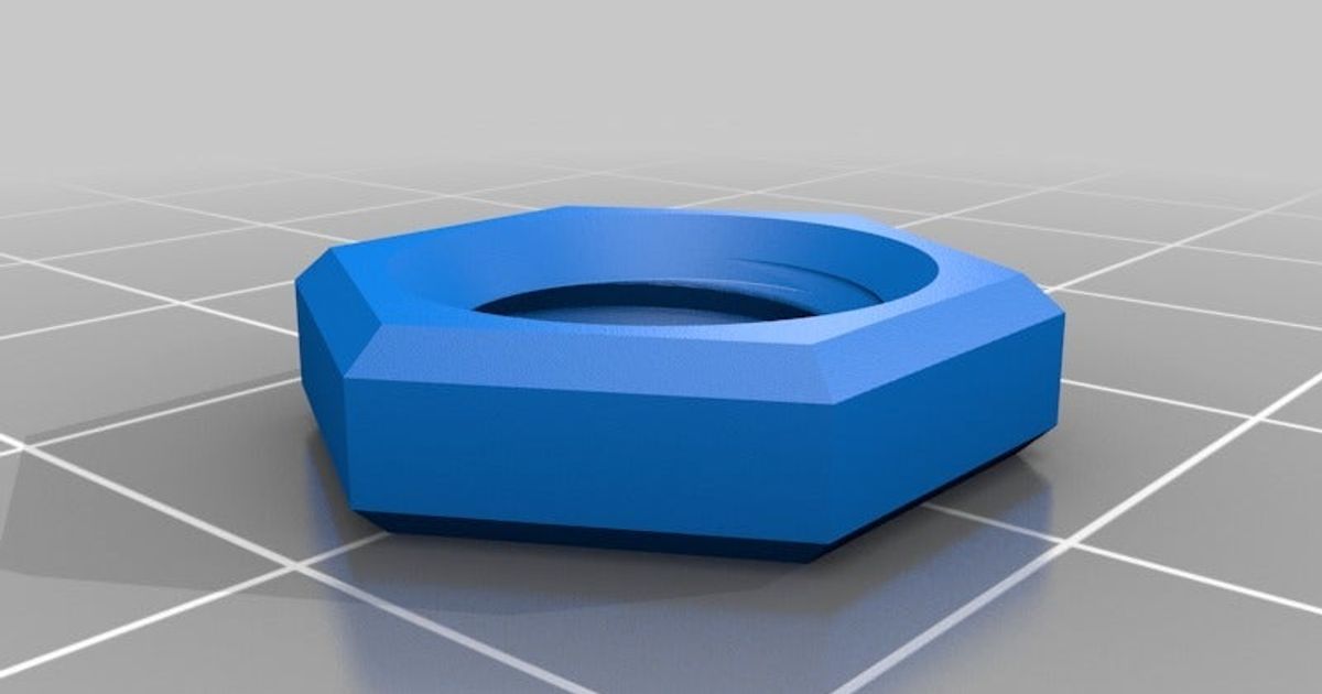 slim nut for cr-10s coupling upgrade by spool2kool | Download free STL ...