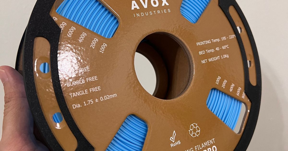 AVOX Cardboard Ring Spool by NoAFK | Download free STL model ...