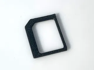 Nano SIM to Micro SIM adapter by pawel50 | Download free STL model ...
