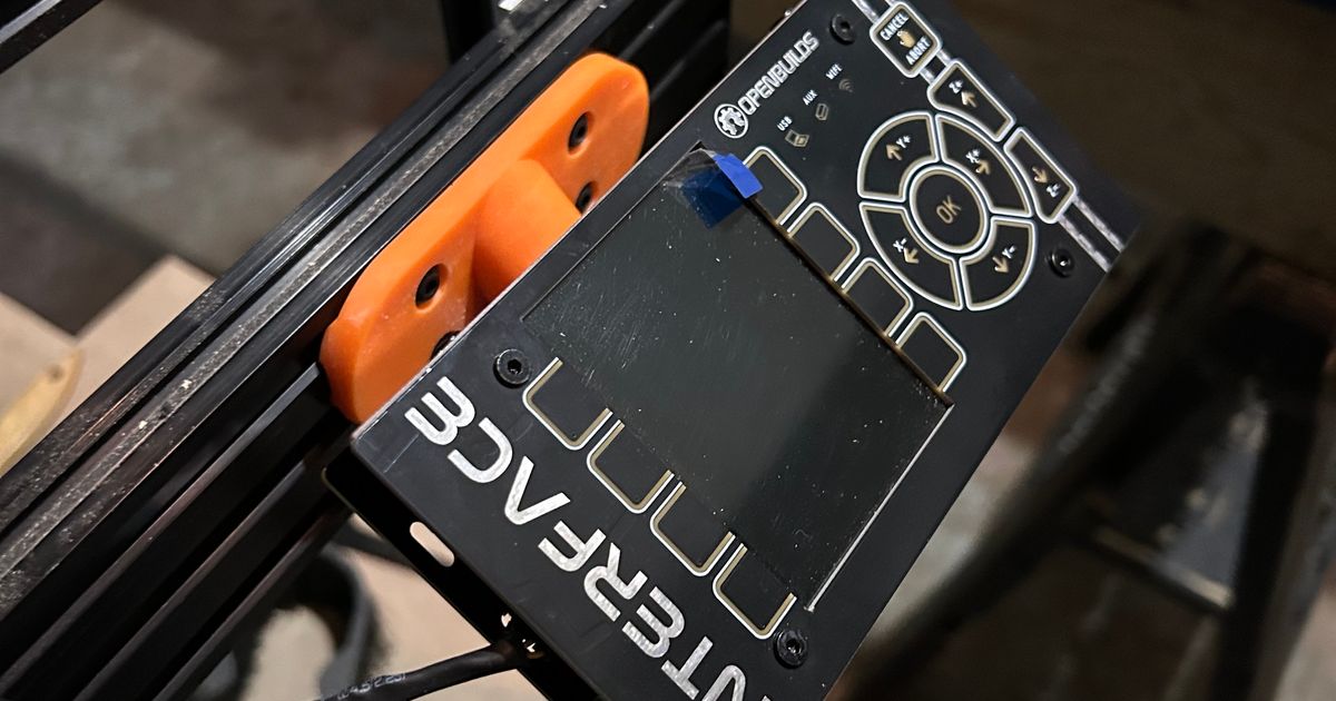 Openbuilds Touch Interface Magnetic Mount by zBoat0124 | Download free ...