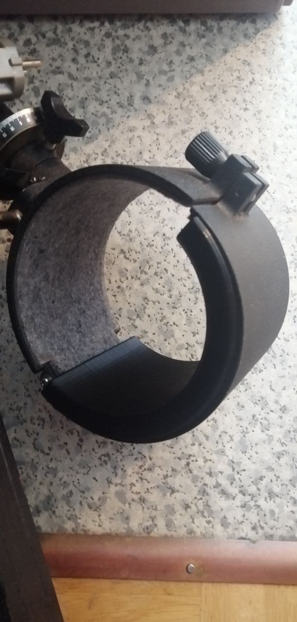 Telescope adapter for 120mm tube to EQ1-Mount (140mm) by Paludarium ...