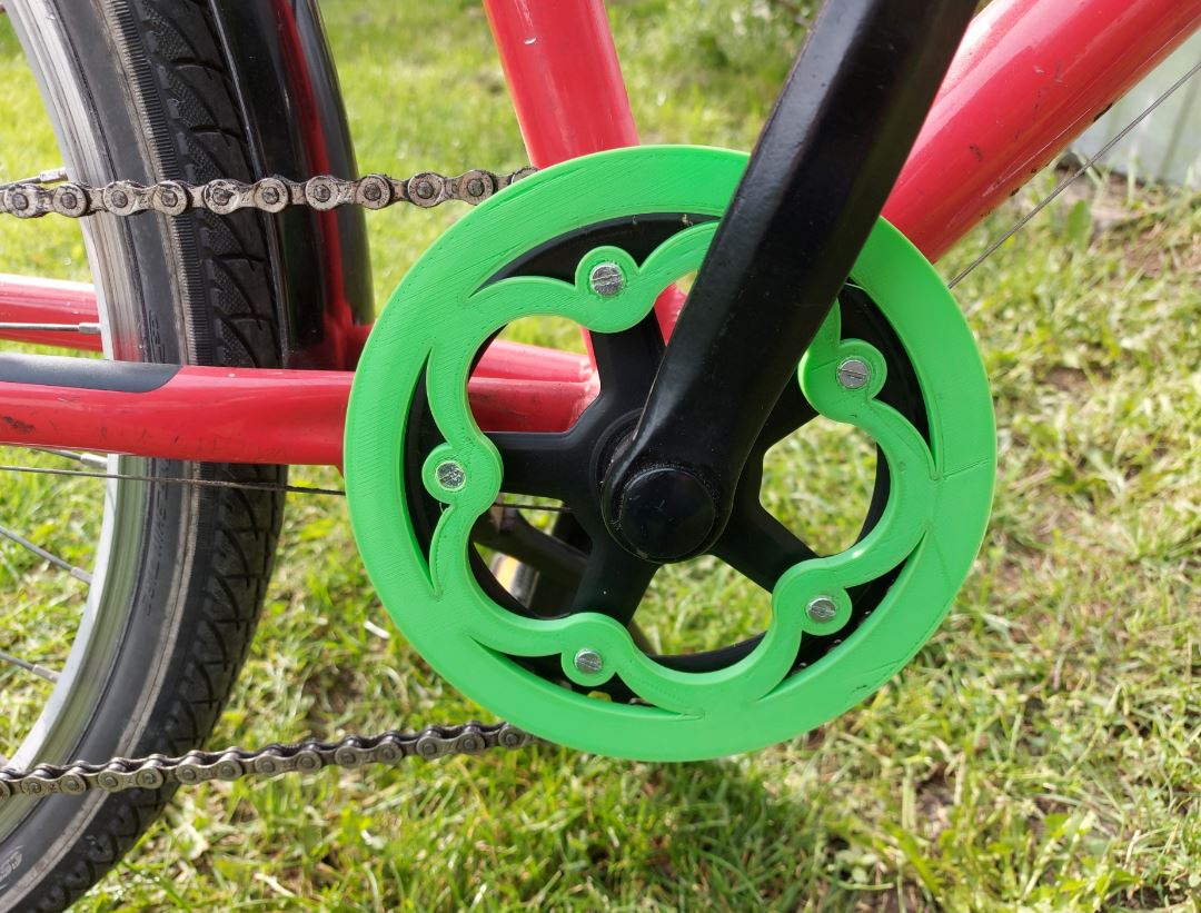Bike Gear / chain protector / guard 40T dia 16 cm by rav | Download ...