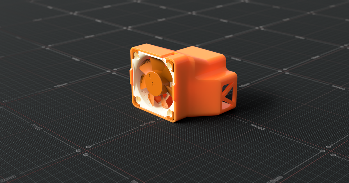 Bambu Lab MC Board Fan Noctua Upgrade by Brody | Download free STL ...