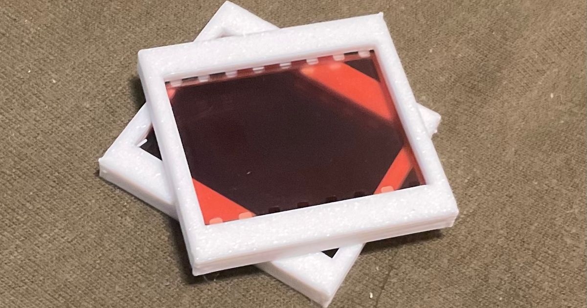 35mm Negative Slide Frame by TheloniusChunk | Download free STL model ...