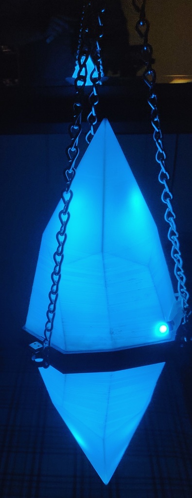 Hanging Crystal Lamp by Deadpaul_ | Download free STL model ...