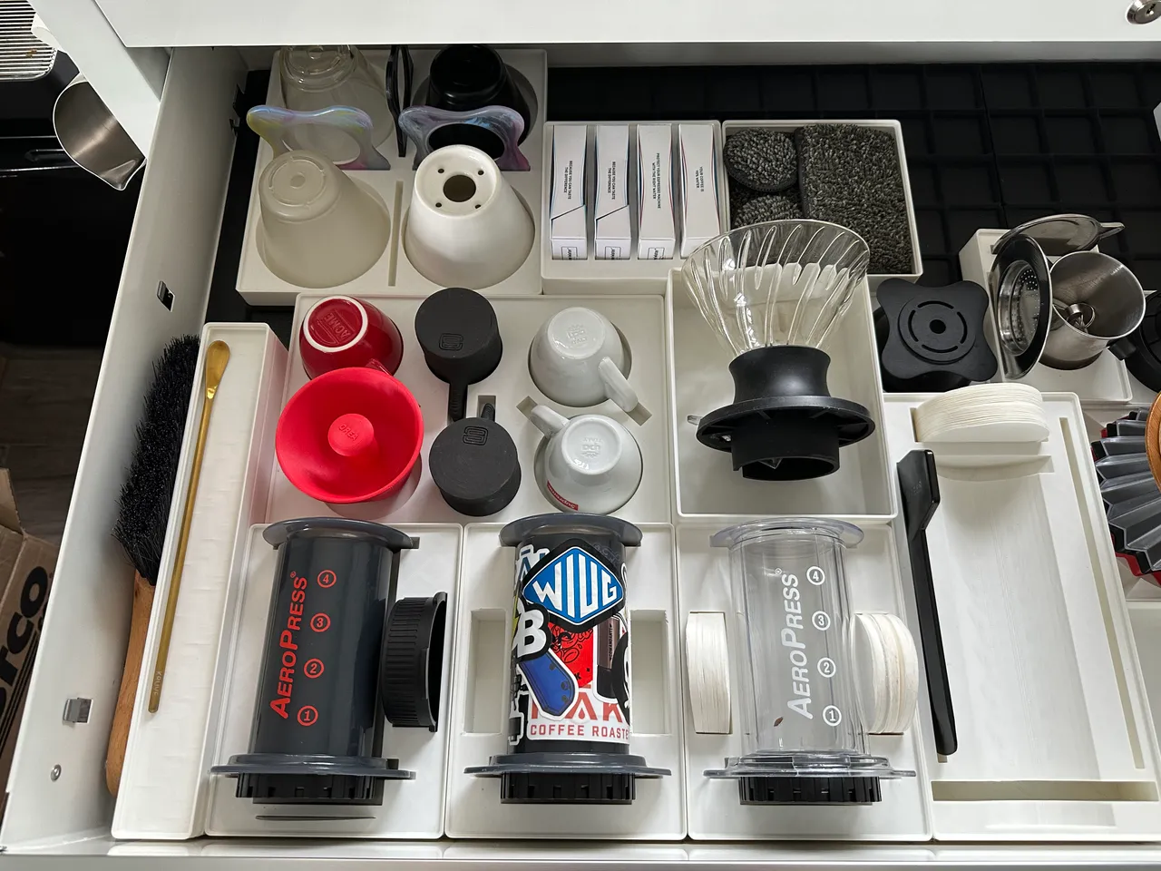 Coffee Accessory Holders for Gridfinity by Xristian Tjakra | Download ...