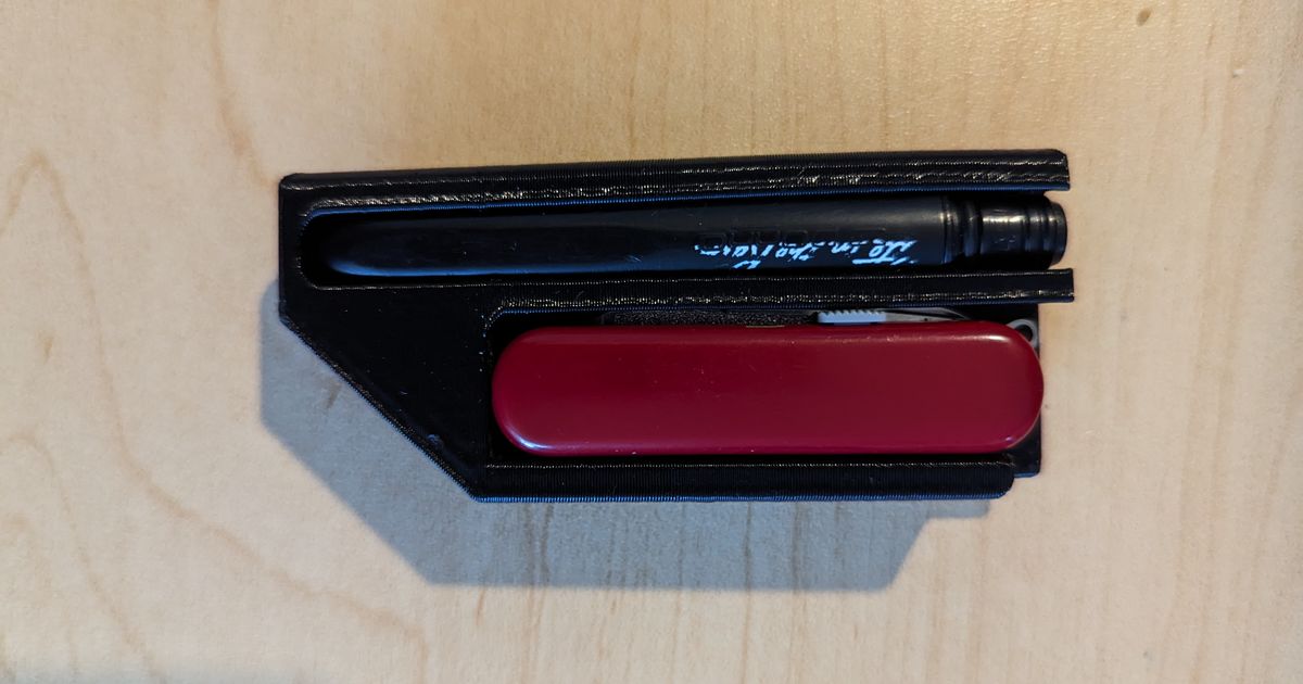 Pocket Card Slim by Shawn Betts | Download free STL model | Printables.com